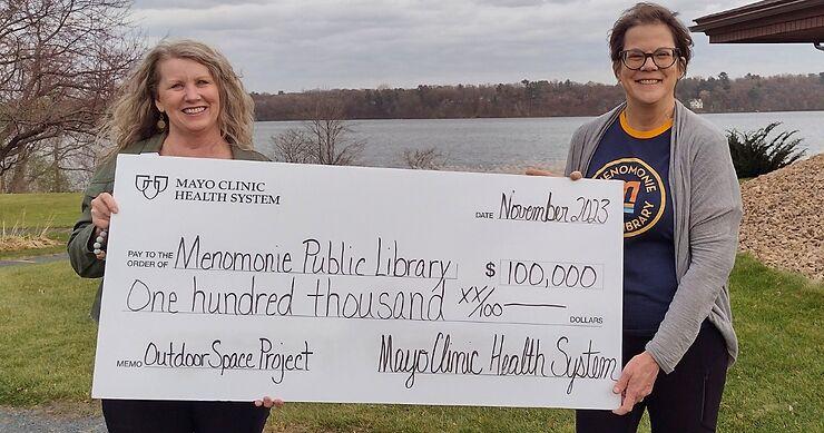 Menomonie Public Library receives $100K gift from Mayo Clinic | Local ...
