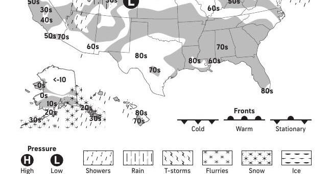 AP PM GUS1226 WEATHER MAP | Nation & World | leadertelegram.com