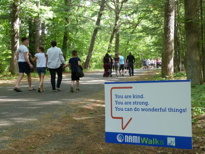 Community members walk with NAMI | News | leadertelegram.com