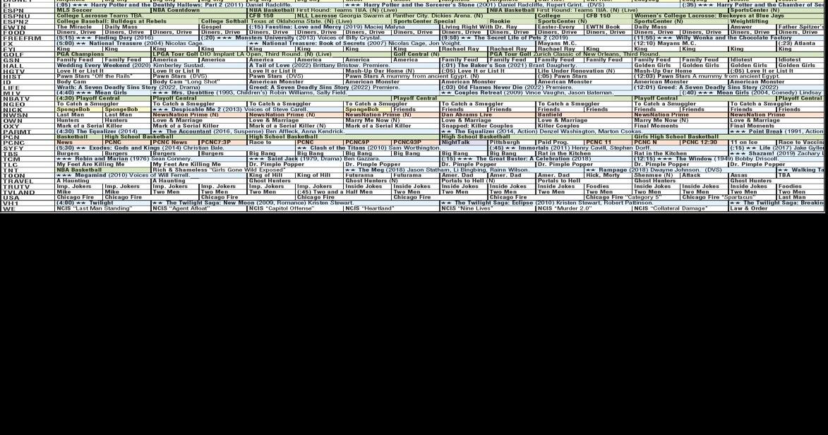 TV LISTINGS – SATURDAY EVENING | Arts-and-entertainment | leadertimes.com