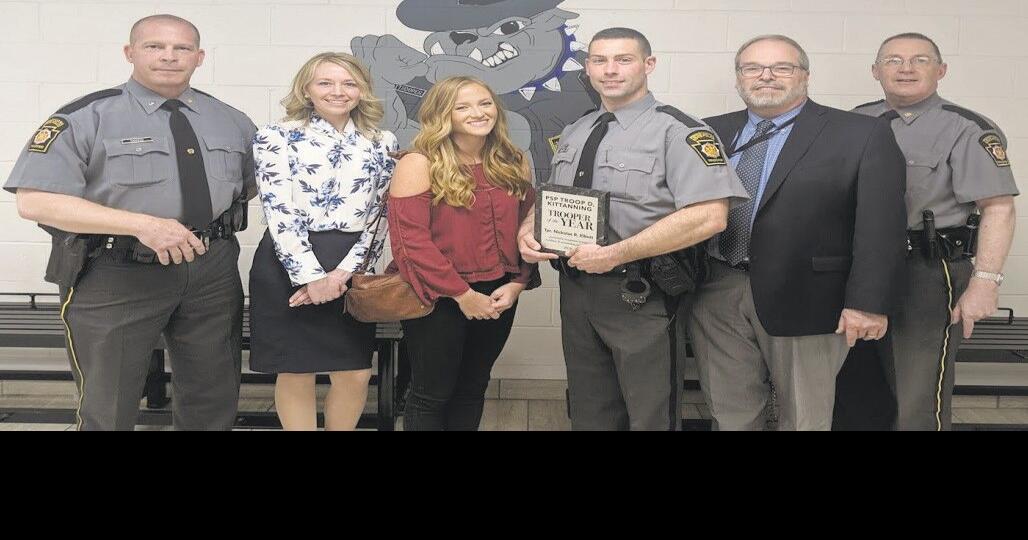 Nickolas Elliott is cited with PSP — Kittanning Trooper of the Year ...