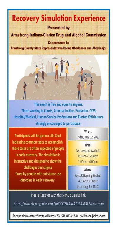 AICDAC to play host to Recovery Simulation Experience on May 12 | News ...