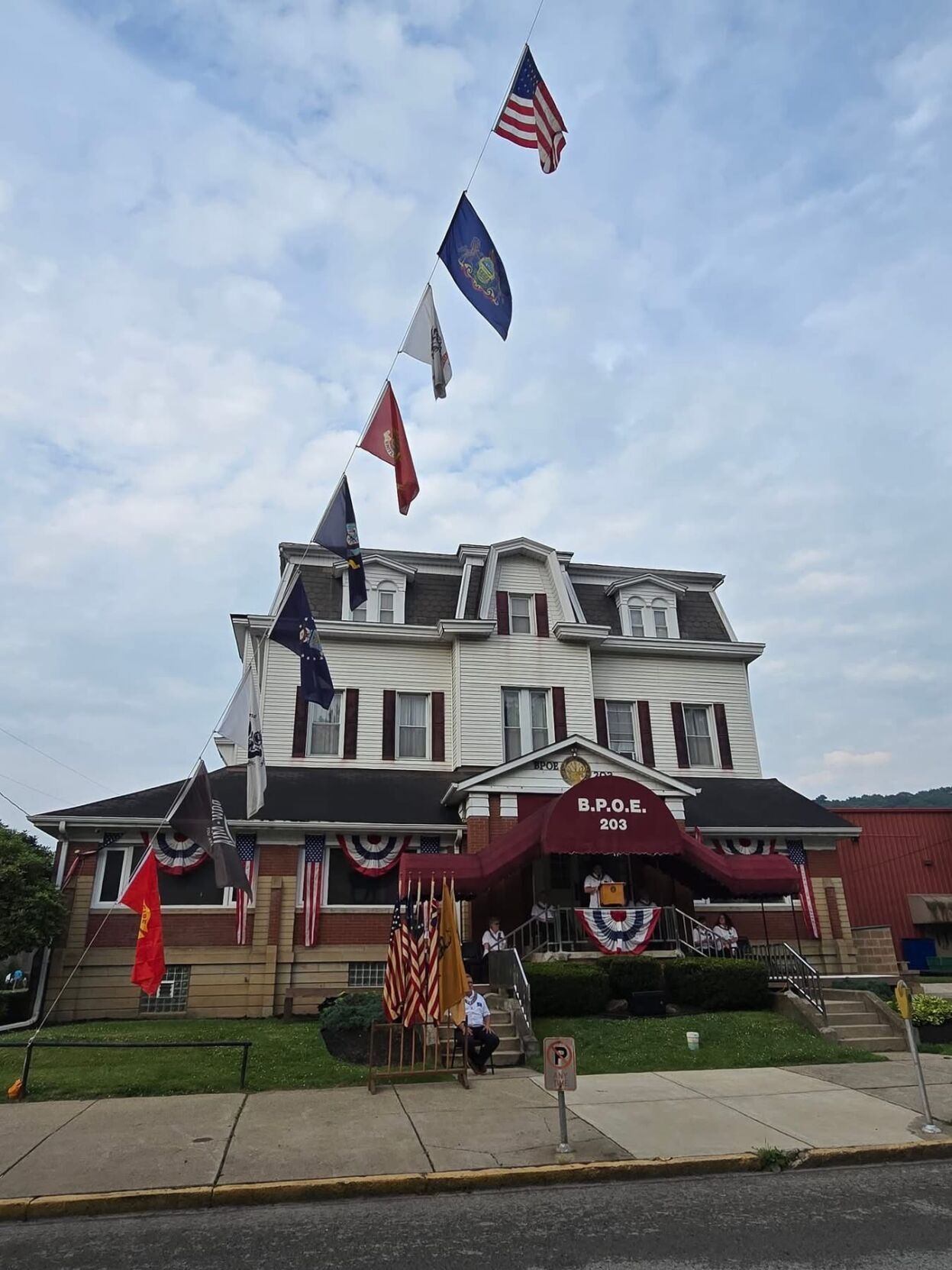 Ceremony held in observance of national holiday at Kittanning Elks ...