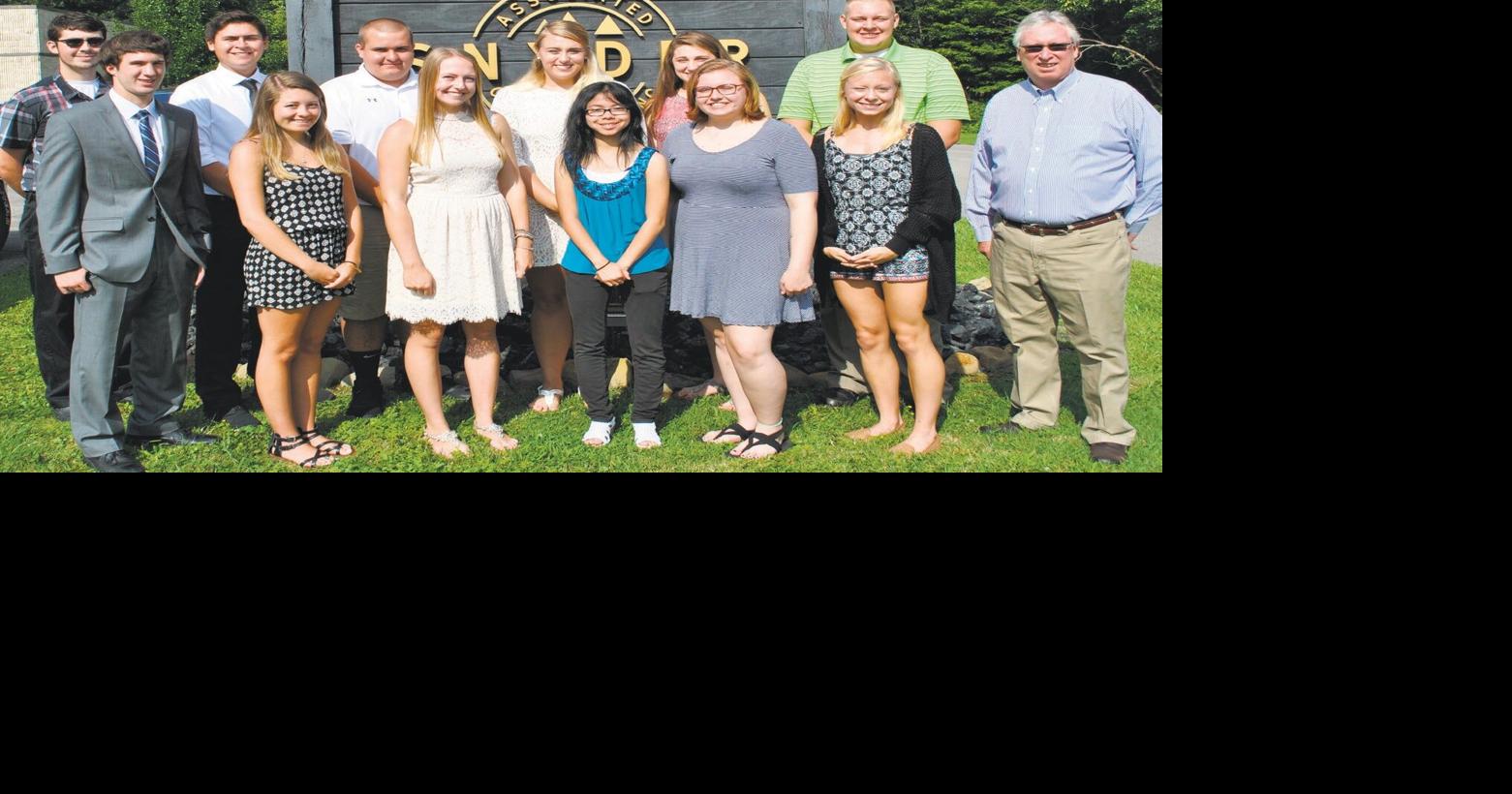 Elmer A. and Annabelle C. Snyder Scholarship Fund 2017 recipients ...