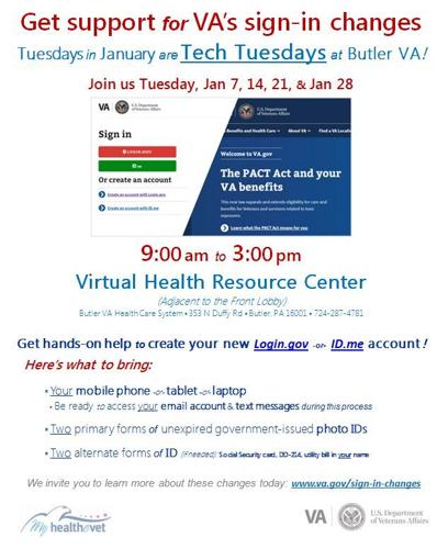 Butler VA offering 'Tech Tuesdays' in January to help Veterans with VA ...