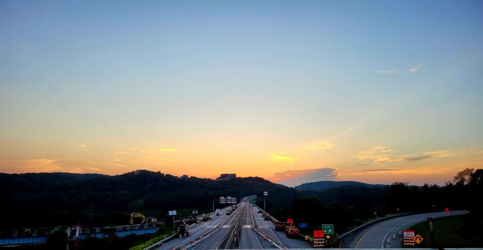 Sunset as seen over Armstrong County bridge | News | leadertimes.com