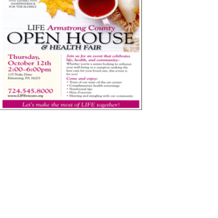 LIFE Armstrong to hold an Open House and Health Fair on Oct. 12 | News ...