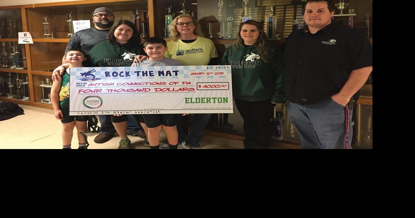 Elderton Young Olympian Wrestlers donate $4,000 to Autism Connection of ...