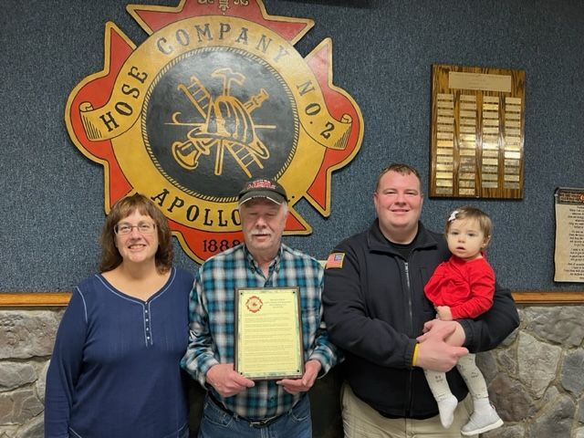 Apollo Hose Co. No.2 names Thomas E. Coulter fire chief emeritus ...