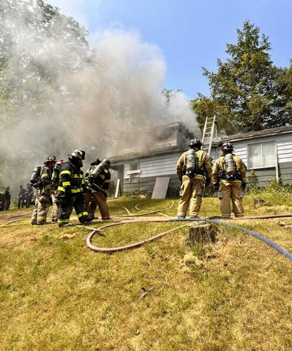 Local and regional fire crews complete structure burn training | News ...