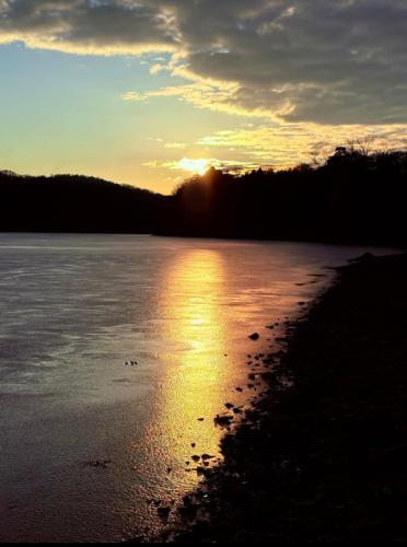 Scenic early winter perspectives of Crooked Creek Lake | News ...