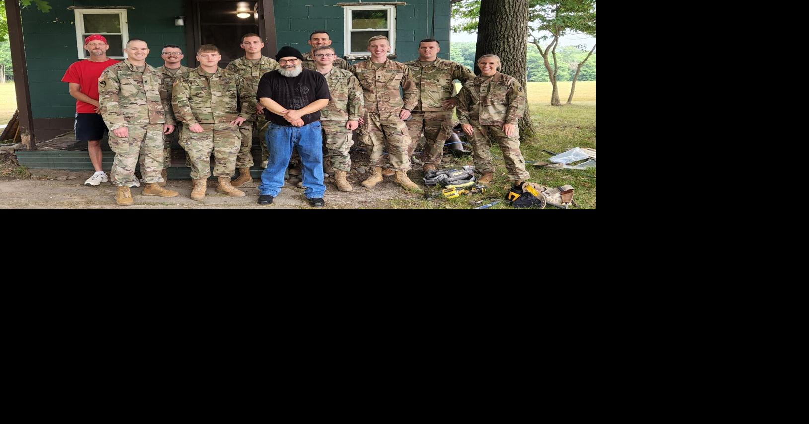 Soldiers of the 377th Engineer Company give back locally ...