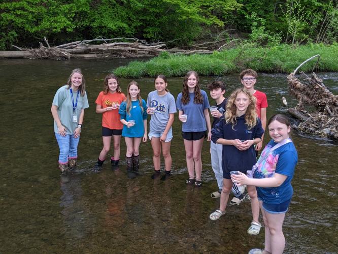 Lenape Elementary School heads to Cowanshannock Creek for trout release ...