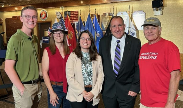 Sen. J.D. Vance conducts rally at area site | News | leadertimes.com