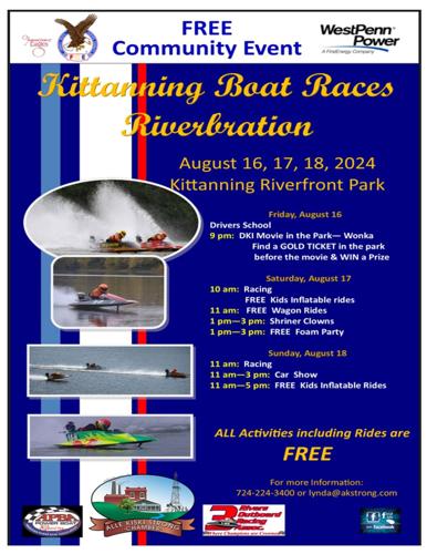 Riverbration — Kittanning Boat Races — to be held Aug. 16-18 | News ...