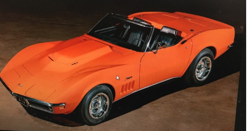 1969 Chevrolet Corvette Stingray ZL-1 convertible that was bought new ...