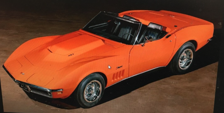 1969 Chevrolet Corvette Stingray ZL-1 convertible that was bought new ...
