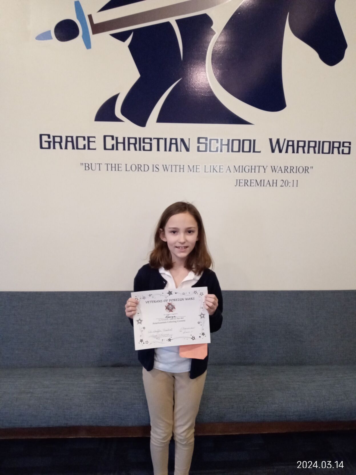 VFW Post 4843 Auxiliary coloring contest winners | News | leadertimes.com