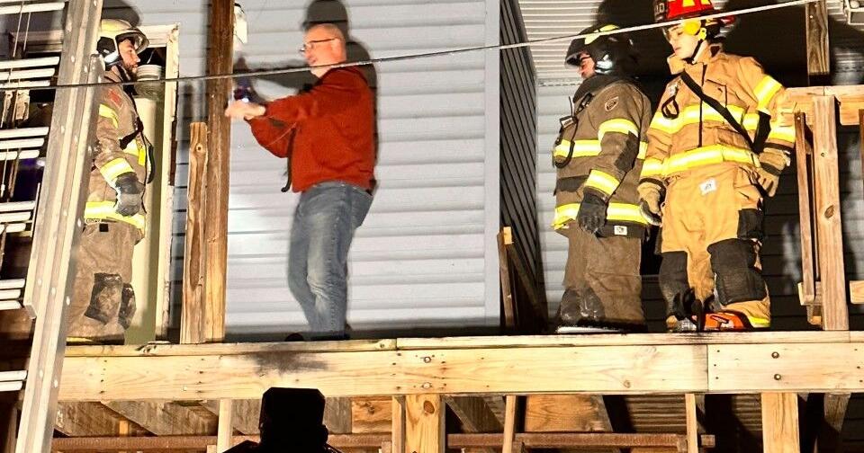 Firefighter practice drill is conducted | News | leadertimes.com