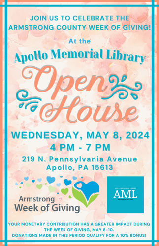 Apollo Memorial Library to hold open house | News | leadertimes.com