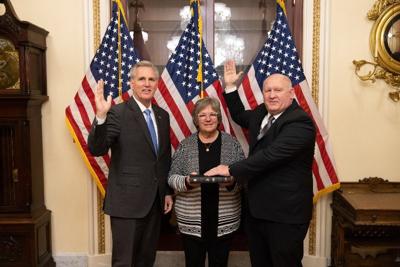 U.S. Rep. Thompson sworn in as representative of the 15th Congressional ...