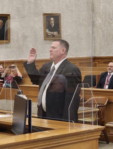 PASSING OF THE GAVEL — Bussard sworn in as Kittanning magisterial ...