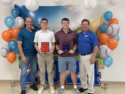 Armstrong baseball coaches recognize Nick Kinter and Logan Badac and ...