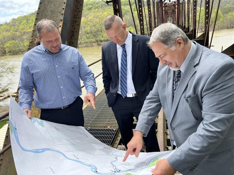 Kiski River Junction Bridge in Gilpin Township, Gilpin Leechburg Park ...