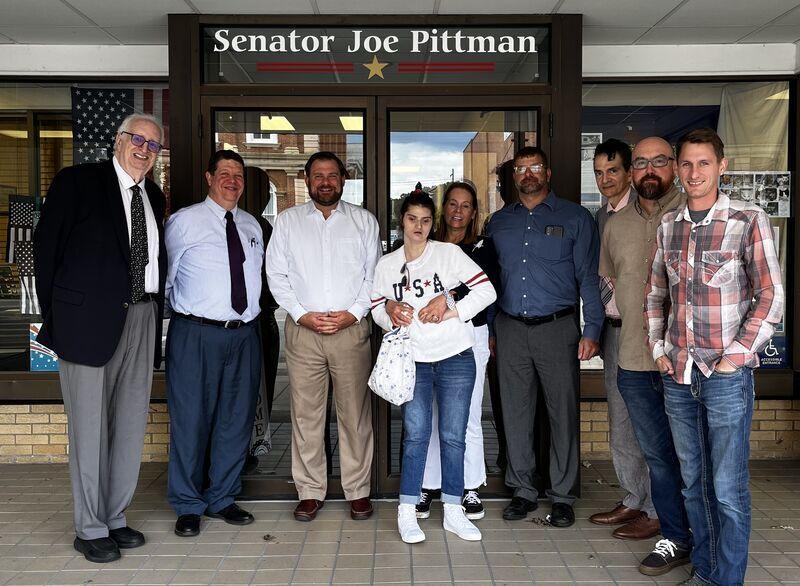 Disability advocates meet with PA Senate Majority Leader Sen. Joe ...