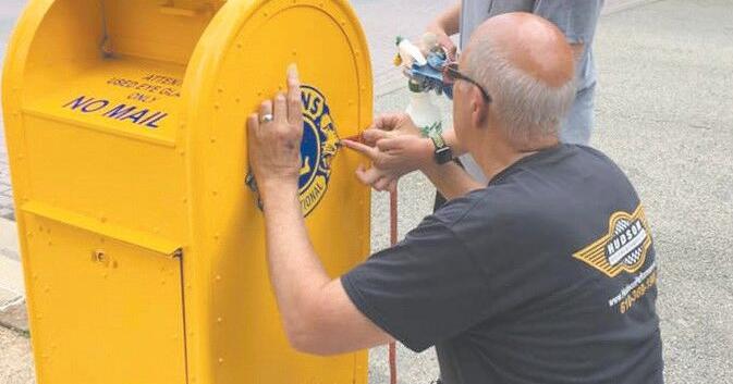 Ford City Lions Club mailbox gets a facelift | Front-page | leadertimes.com