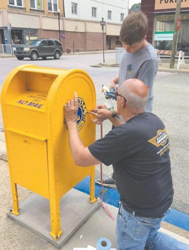 Ford City Lions Club mailbox gets a facelift | Front-page | leadertimes.com