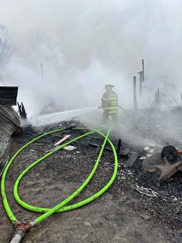 Crews in two counties battle fully involved dwelling fire near Elderton ...