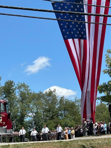 Funeral of Corey D. Comperatore concludes with procession packed with ...