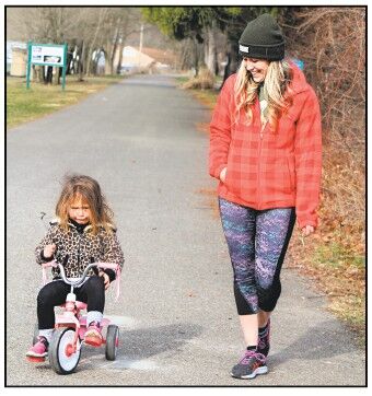 Sunshine and smiles while ‘triking’ along the trail | Front-page ...