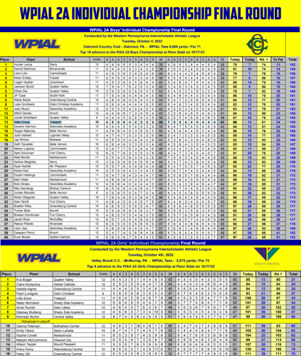 Freeport golfers navigate WPIAL final round for spot in PIAA match ...