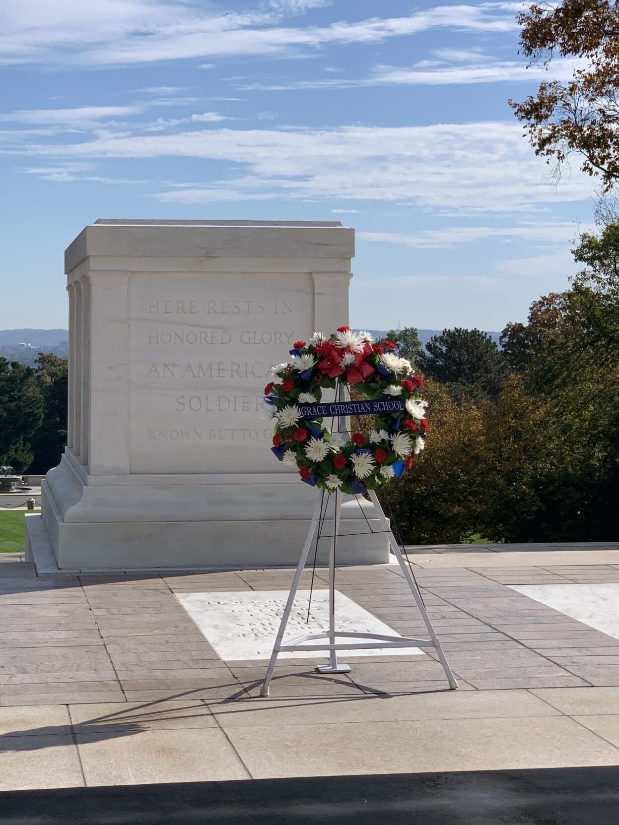 Grace Christian School students participate in Tomb of the Unknown ...