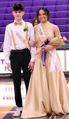 Banks, Dixon crowned during Trousdale County High basketball homecoming ...