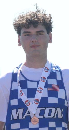 Macon's Rice medals at Spring Fling | Sports | lebanondemocrat.com
