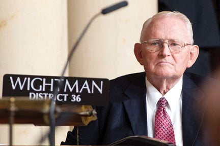 John Wightman hospitalized