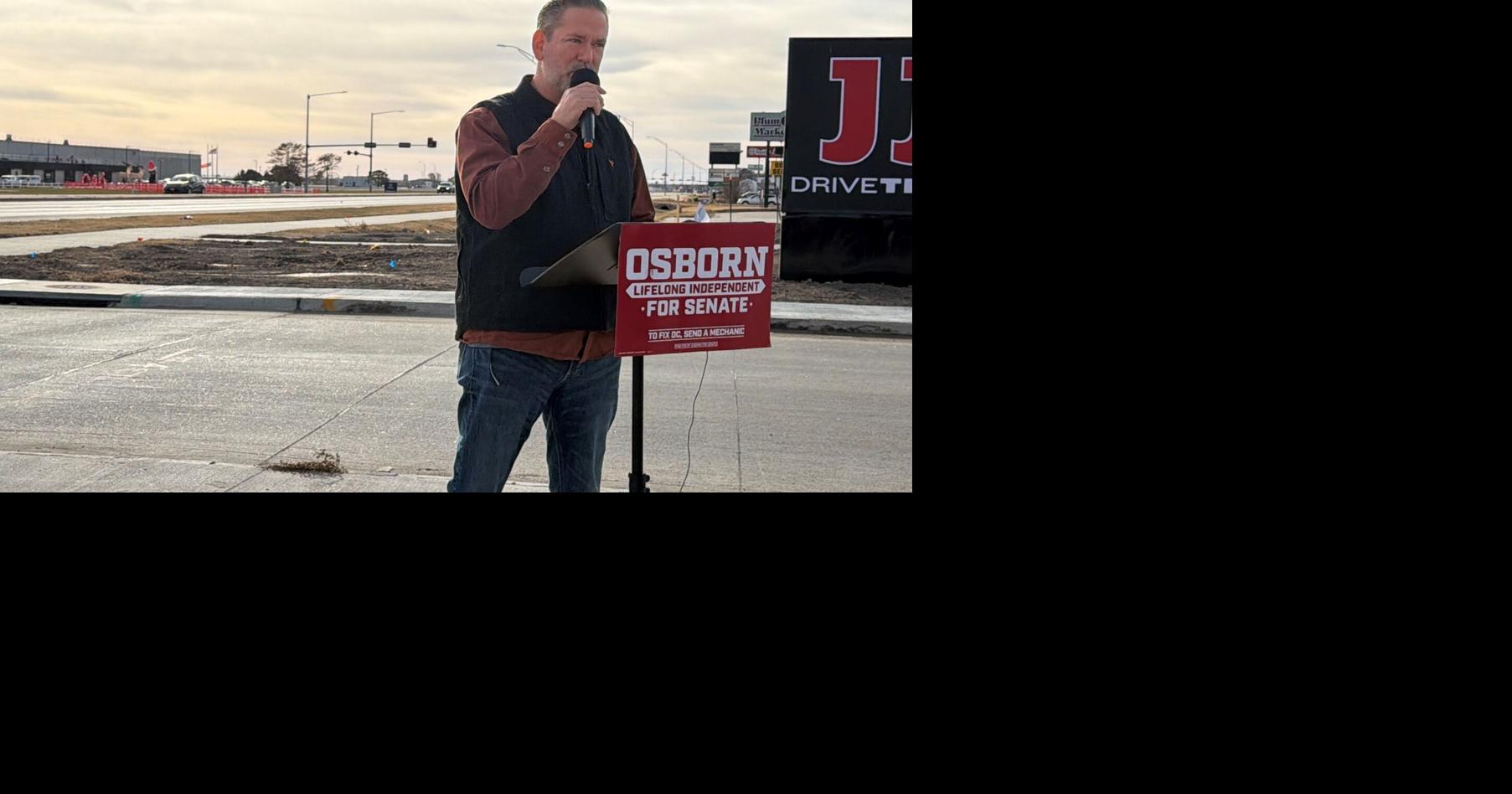 Independent U.S. candidate Dan Osborn questions elected officials to ...