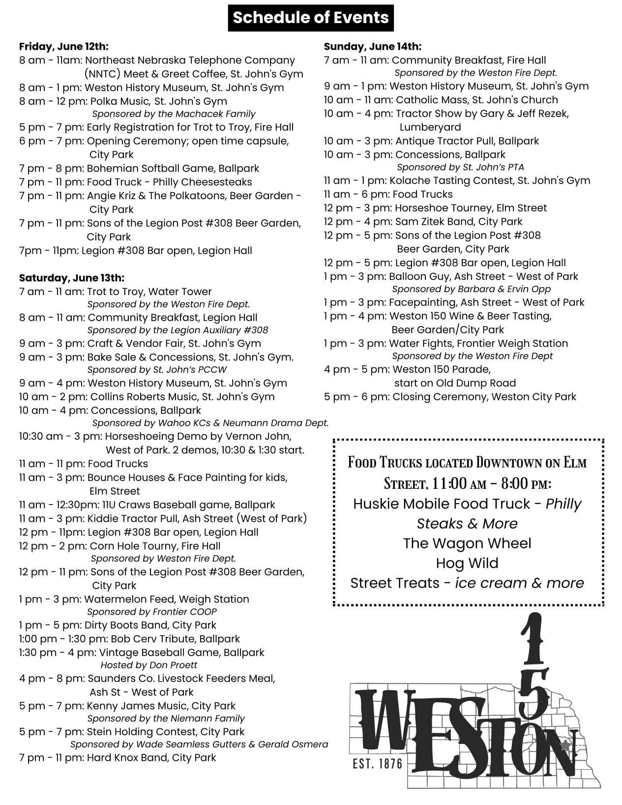 Weston, Nebraska at 150: A small town with big pride
