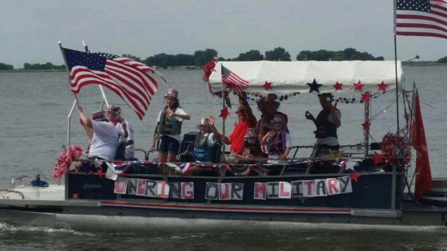 "Honoring Our Military" this years theme for Johnson Lake Boat Parade