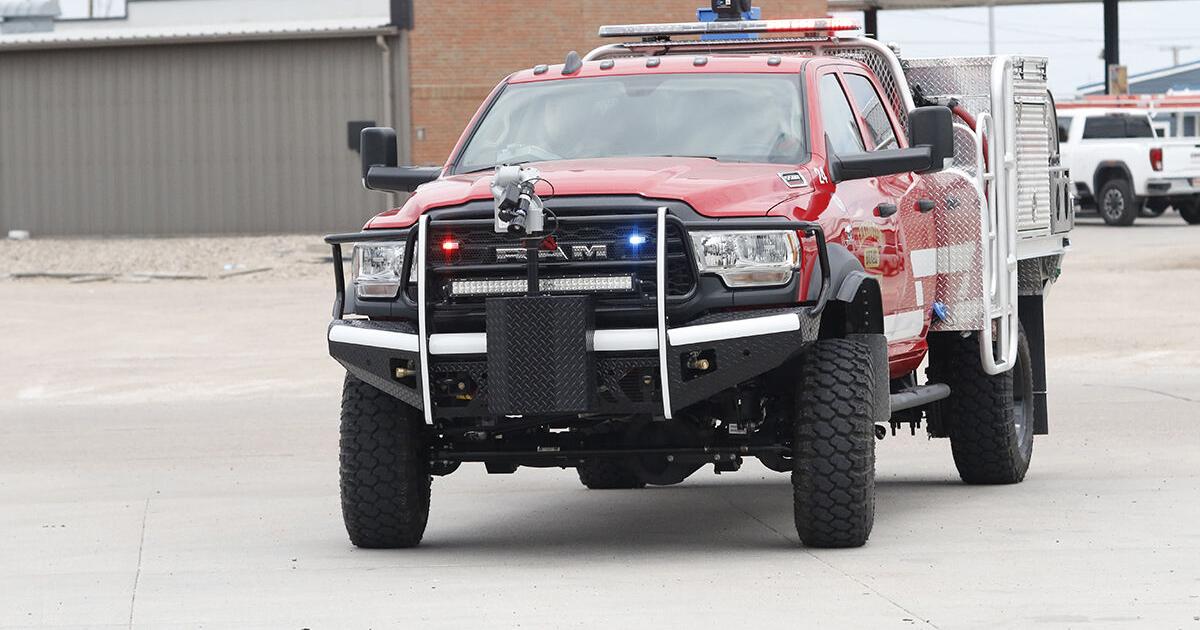 LVFD’s new grass rig gets outing for a dumpster fire behind the ...