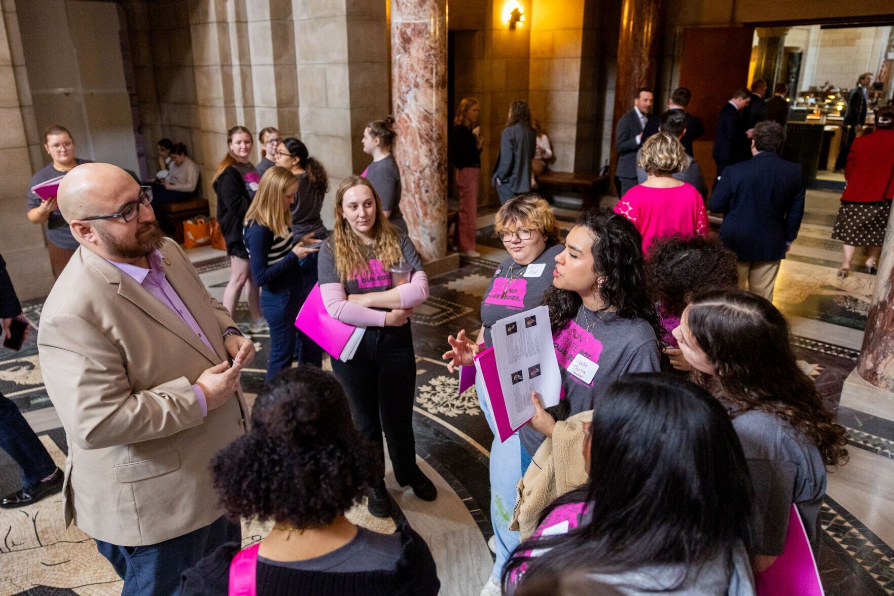 Nebraska students lobby lawmakers on reproductive health, abortion access