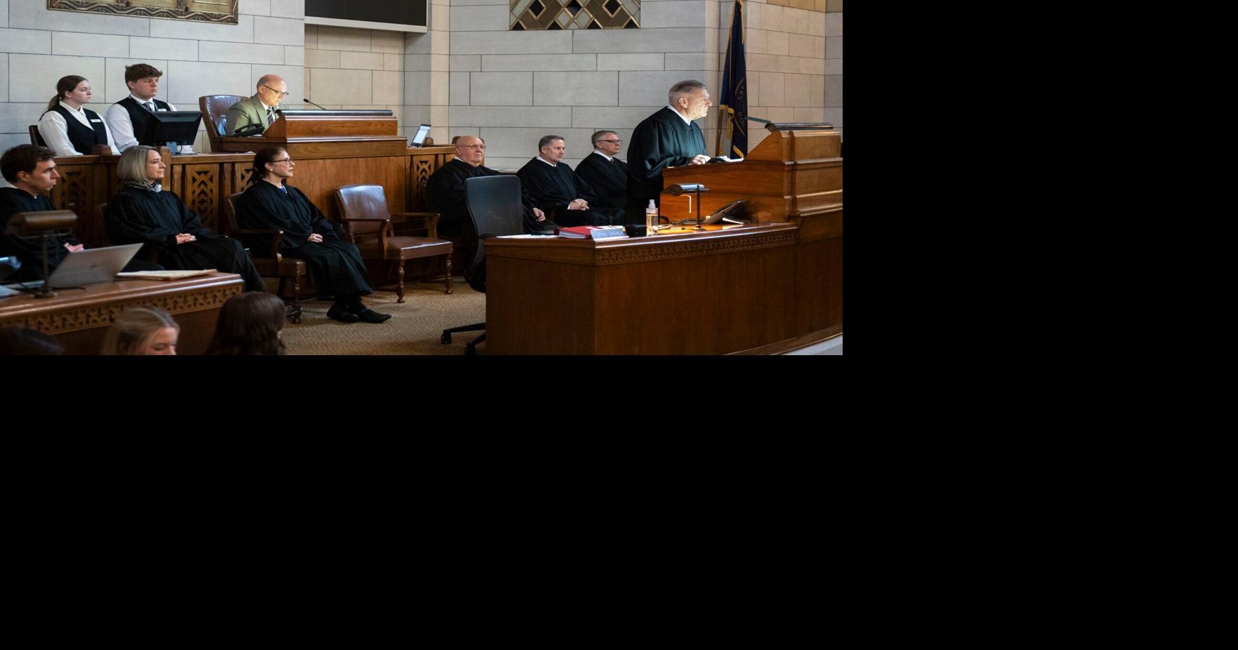 Chief Justice Heavican recognizes Doyle, Moore for achievements