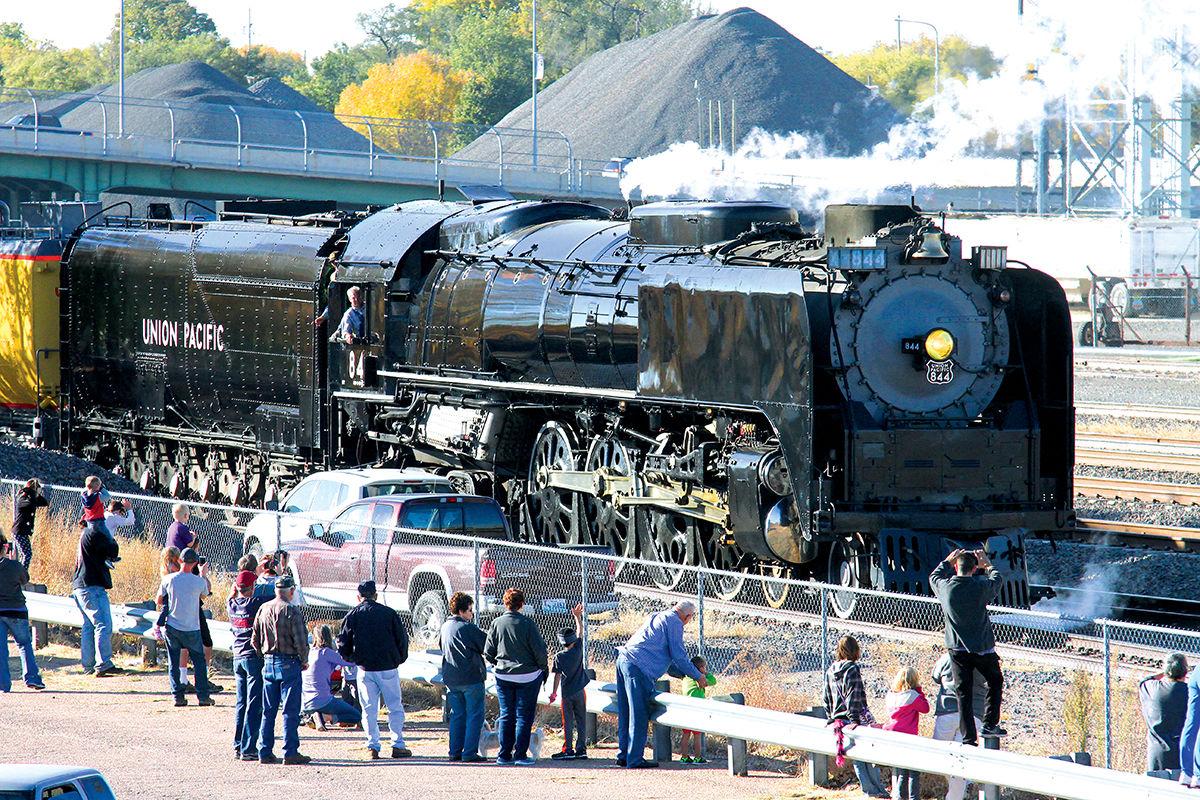 Union Pacific steam engine to overnight in North Platte
