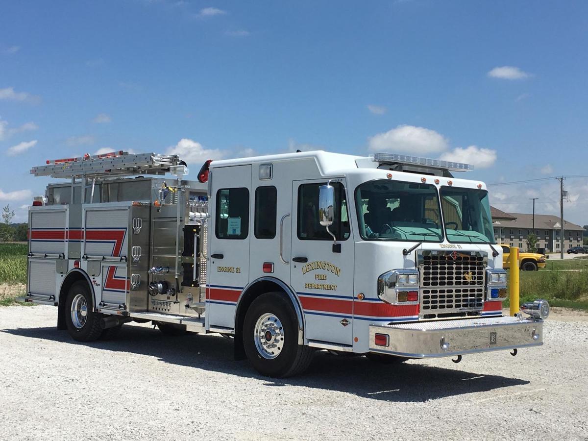 LVFD’s new pumper featured in Toyne’s 2017 calendar for June
