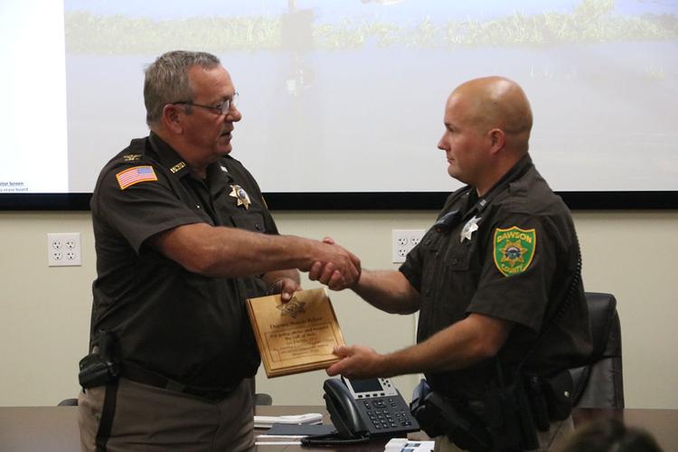 Deputy Aaron Pelzer honored for life saving rescue