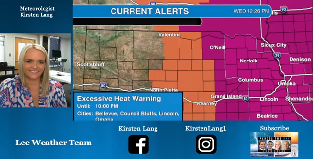 Excessive heat drags on for Nebraska, Meteorologist Kirsten Lang has ...