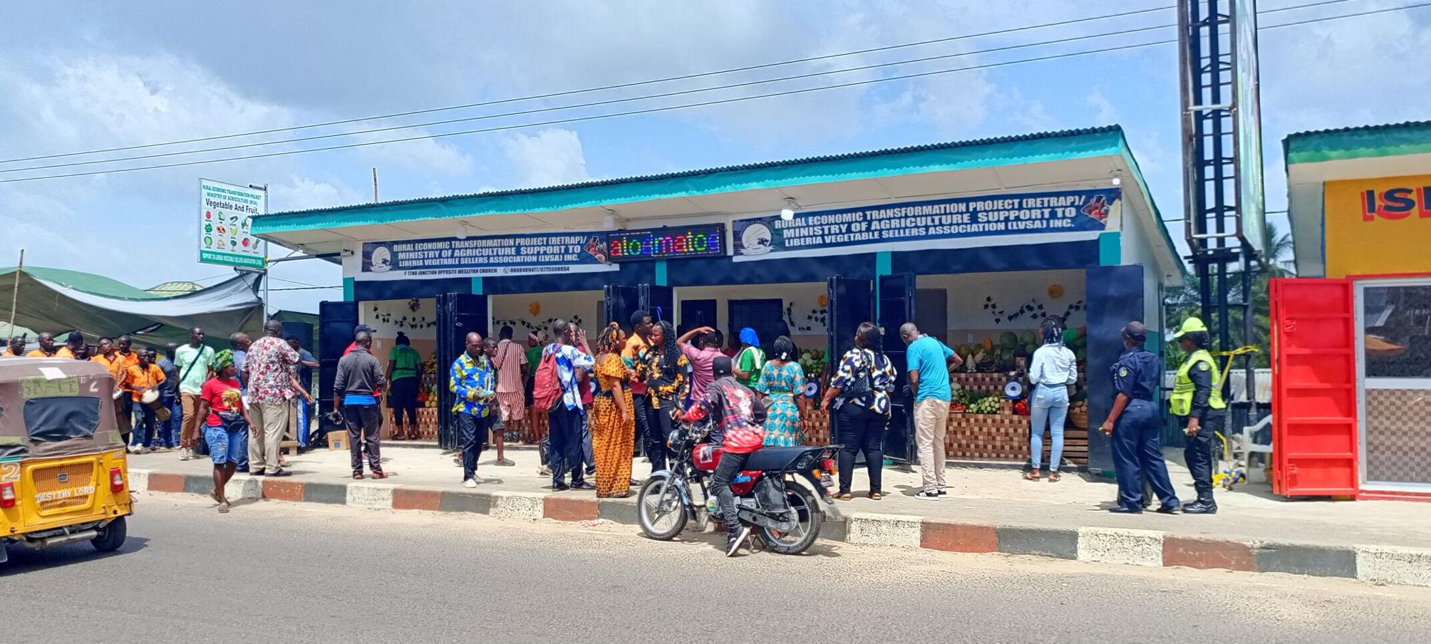 MoA RETRAP Dedicates Second Vegetable KIOSK in Paynesville | News ...